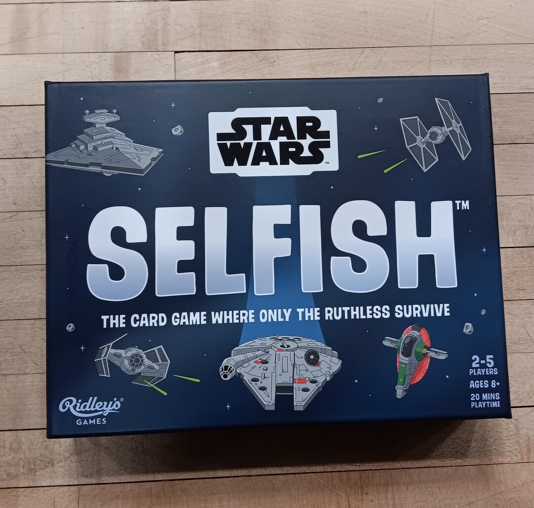 Star Wars Selfish Card Game – NEW Sealed Galactic Villain Strategy Game ...