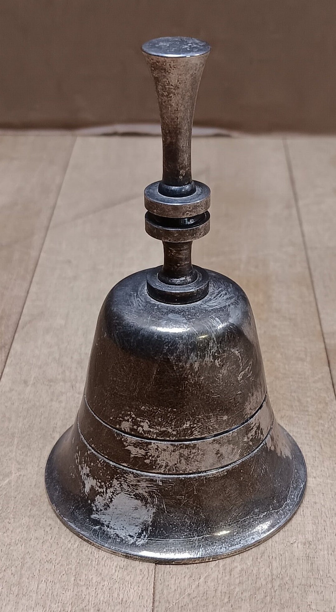Vintage Silver Plated 4 Inch Bell - Etsy