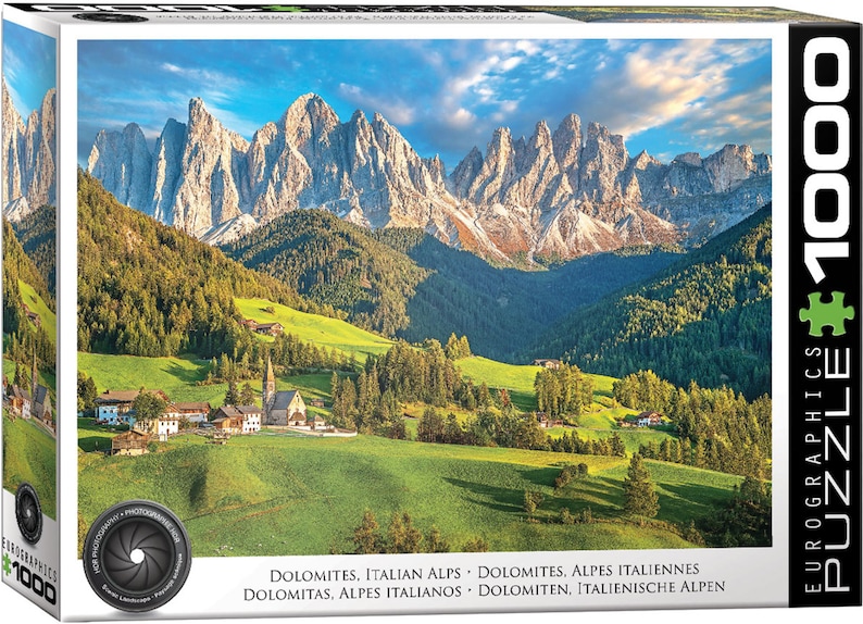 1000 Piece Jigsaw Puzzle Dolomites Mountains, Alto Adige Italy new ...