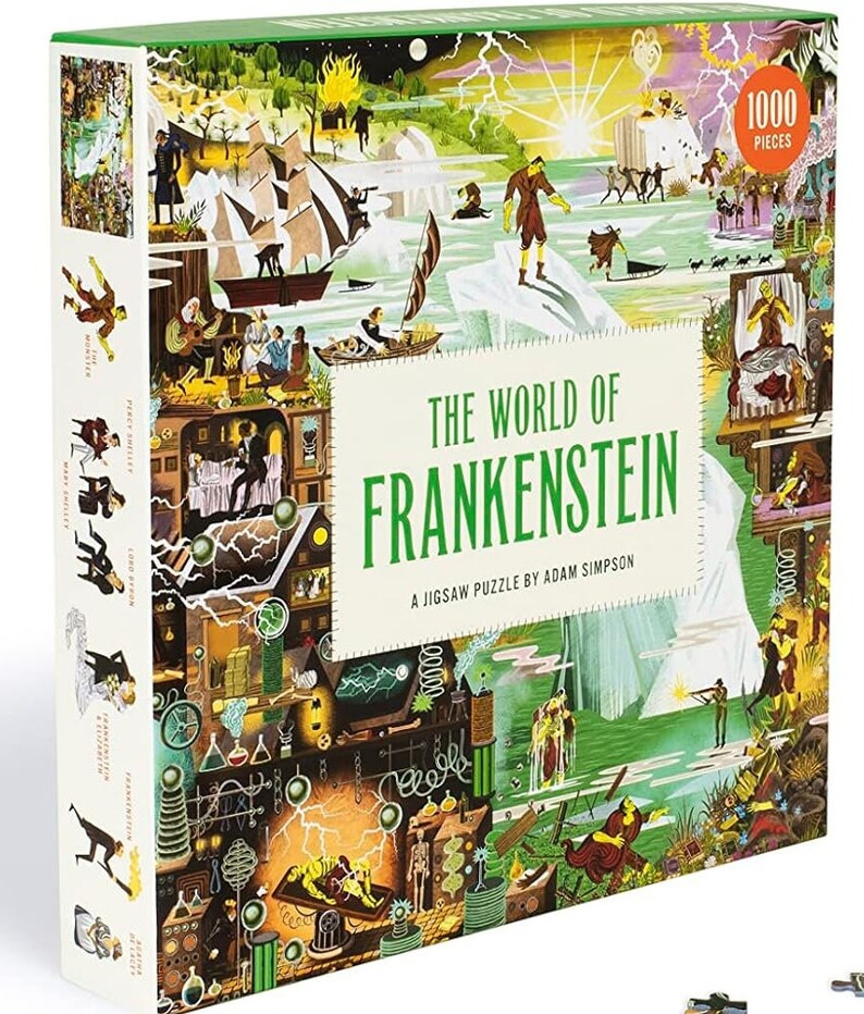 1000 Piece Jigsaw Puzzle - the World of Frankenstein - Etsy
