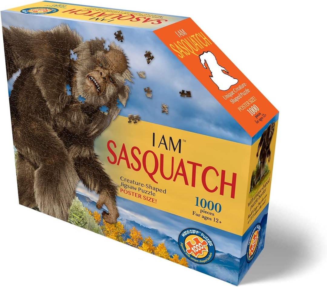 I Am Sasquatch 1000 Piece Shaped Jigsaw Puzzle - Etsy