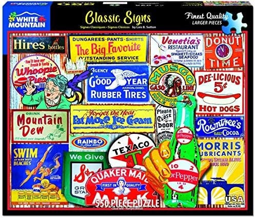 500 Piece Jigsaw Puzzle Classic Signs new, Factory Sealed, in Box - Etsy