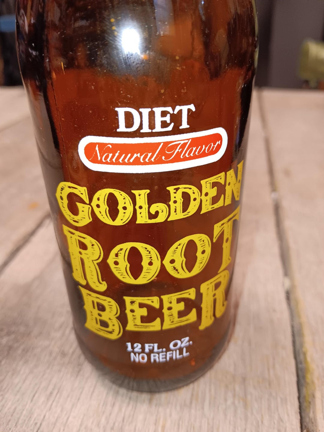 J.C. Gray Diet Golden Root Beer Bottle, 12 Fl Oz, Amber Glass - Etsy