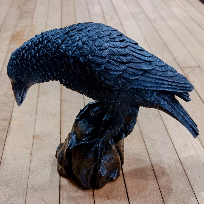 Crow Figurine - Etsy