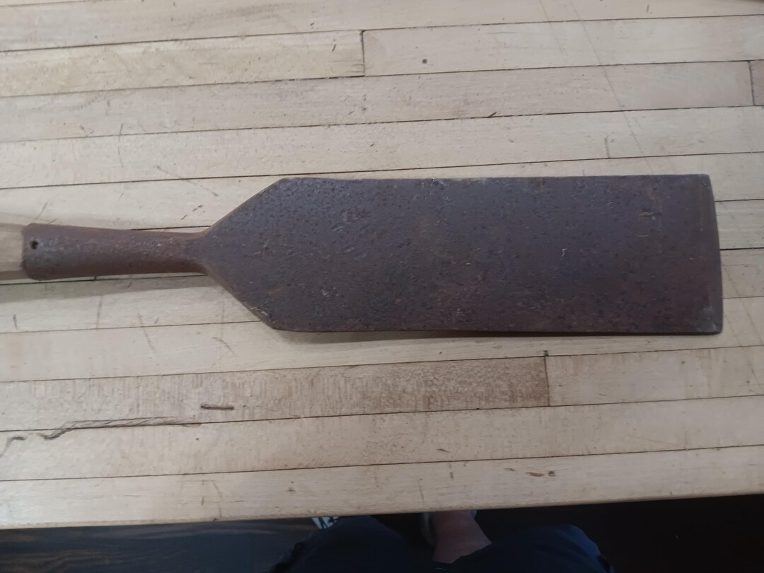 Antique Cast Iron Ice Chisel – 30" Wood Handle Rustic Tool - Etsy