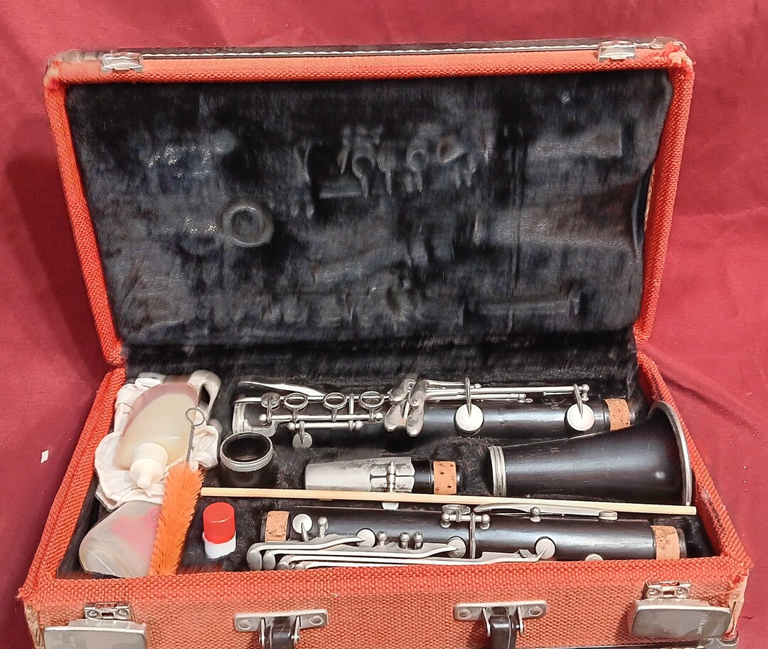 Vintage Leblanc Normandy Clarinet Serial 59758 in Hard Orange Case - Etsy