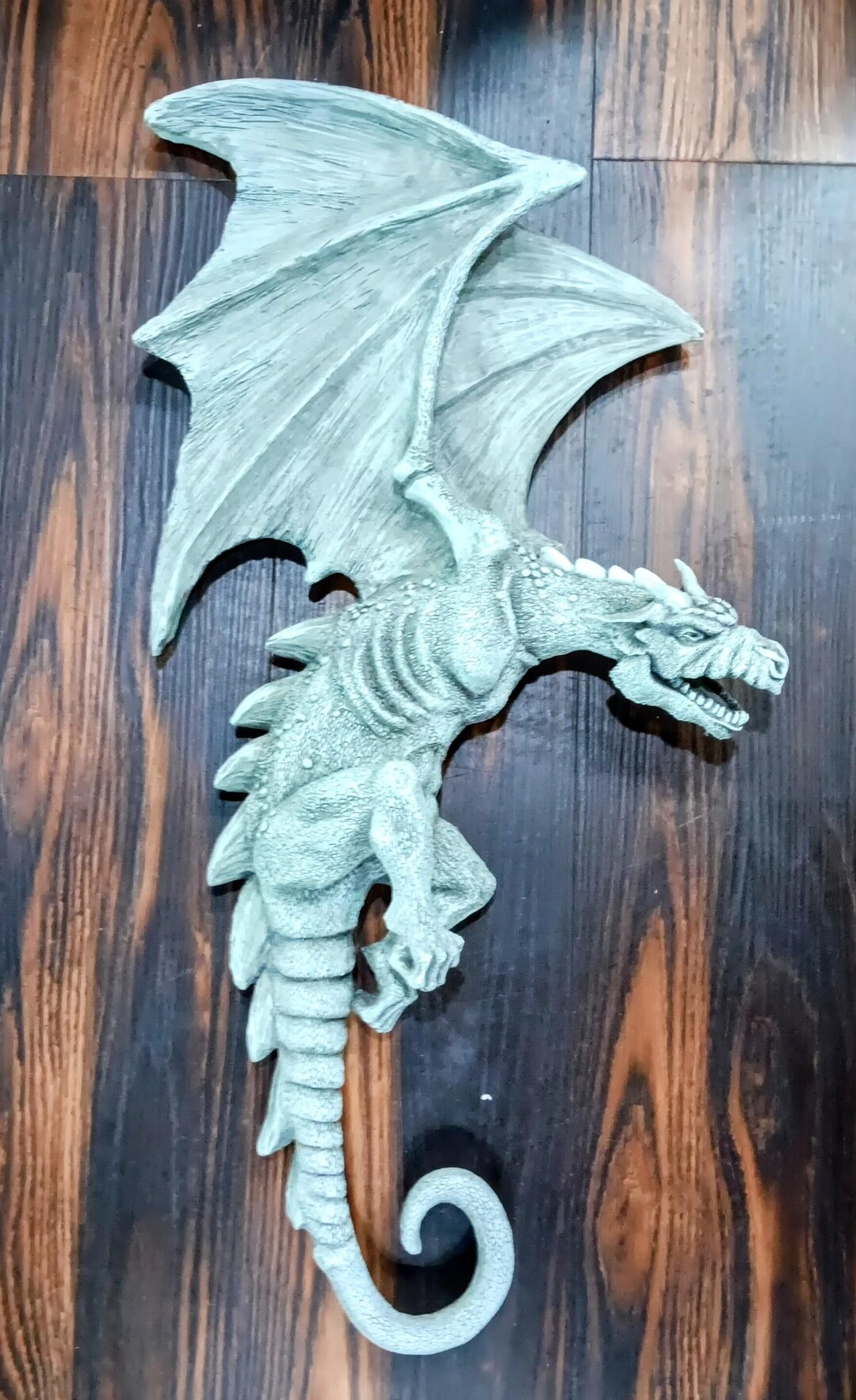 Vintage Ceramic Flying Dragon Wall Hanging Decor - Etsy