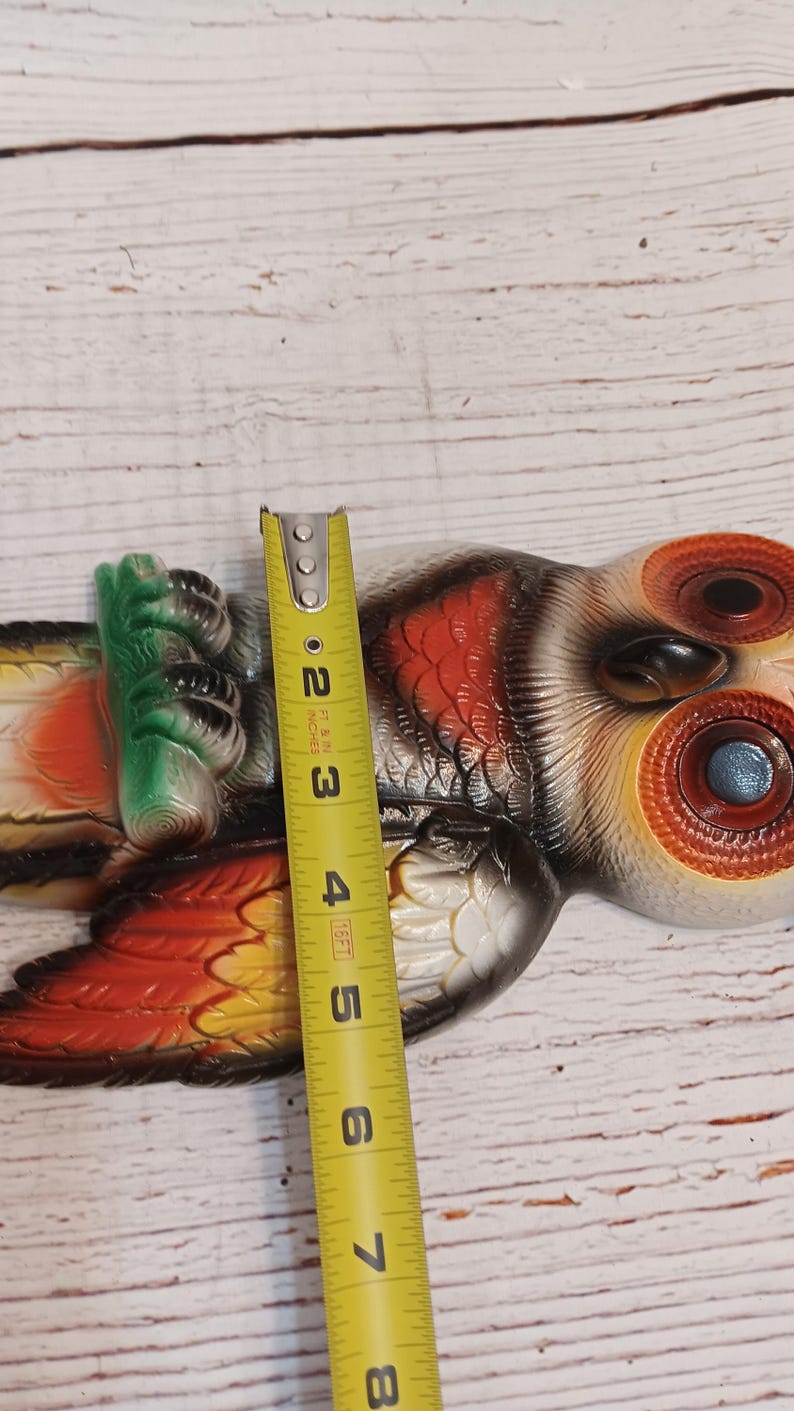 Vintage Pair of MCM Ceramic Wall Hanging Owls - Etsy