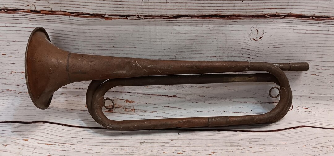 Vintage US Regulation Military Bugle No Mouthpiece - Etsy