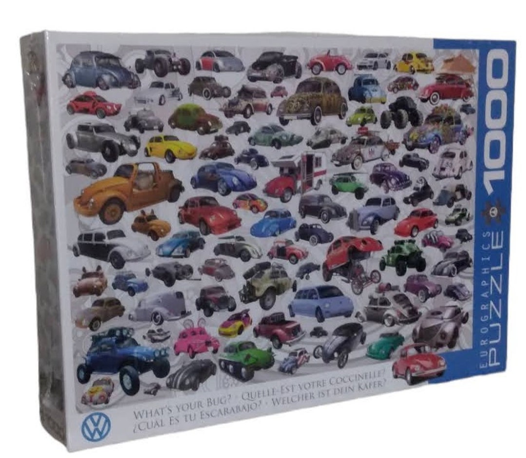 1000 Piece Jigsaw Puzzle What's Your Bug volkswagen new, Factory Sealed ...
