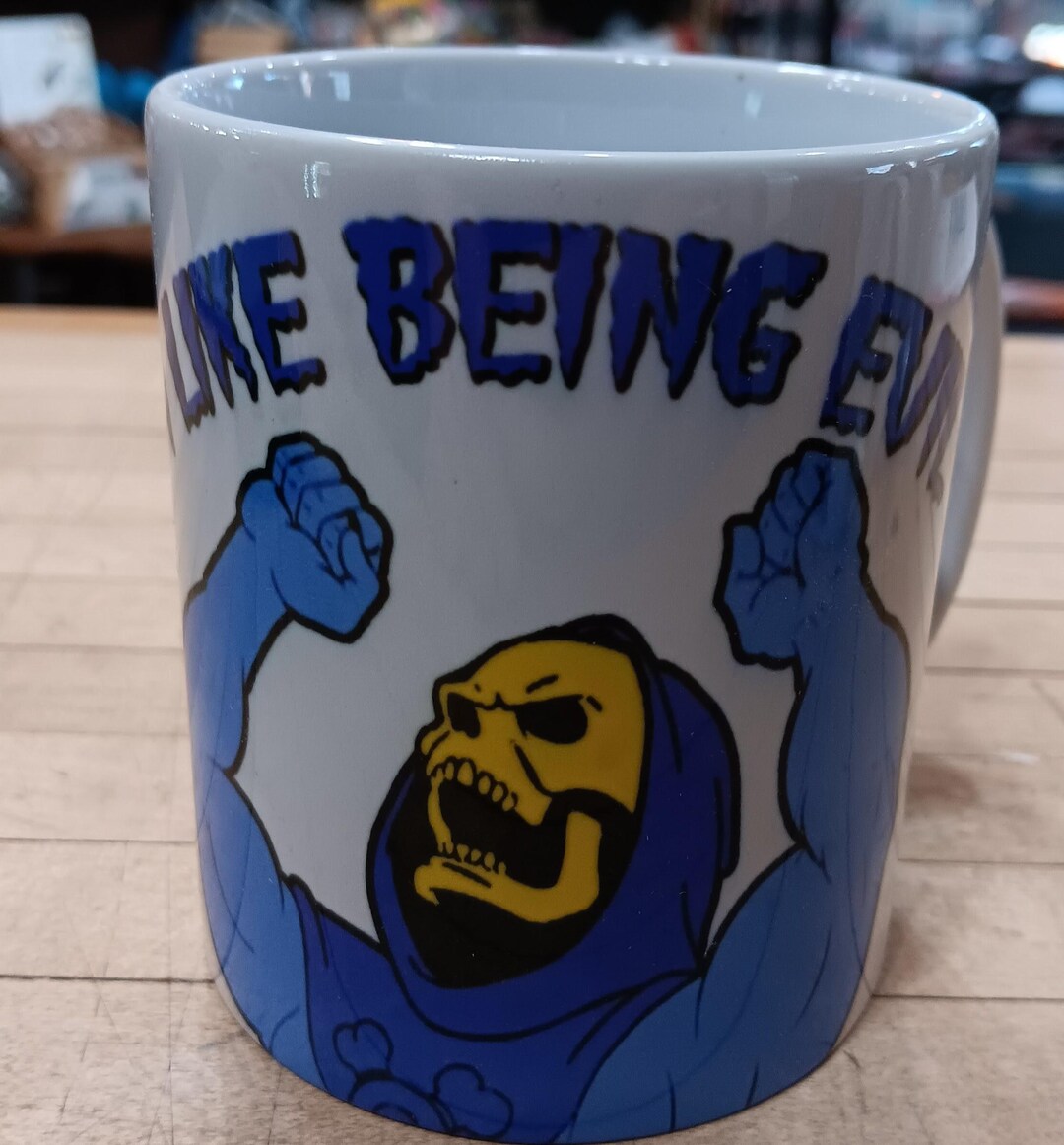 I Like Being Evil He-man Skeletor Collectible Ceramic Coffee Mug - Etsy