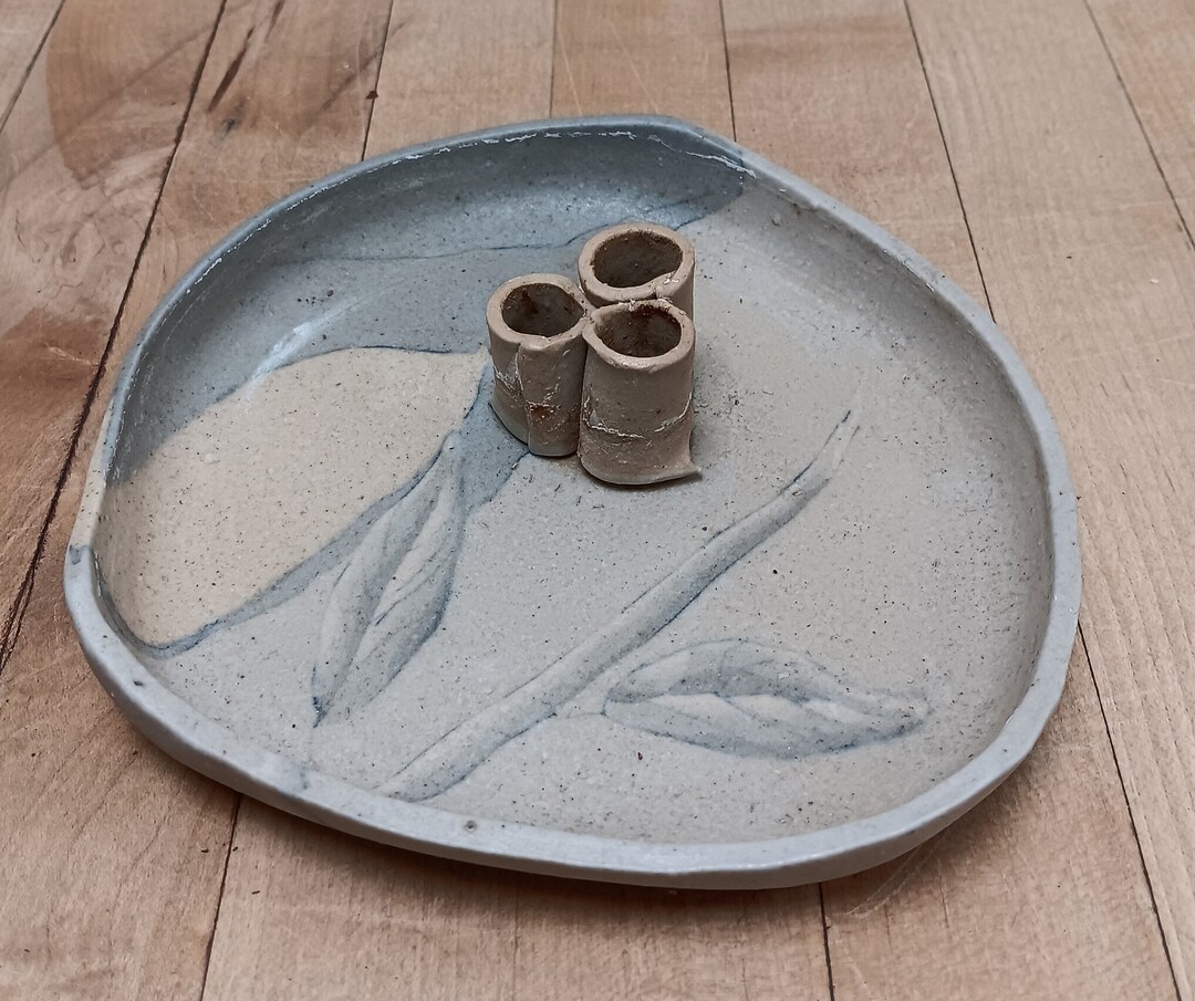 Hand Crafted Ceramic Pottery Circular Candle Holder - Etsy