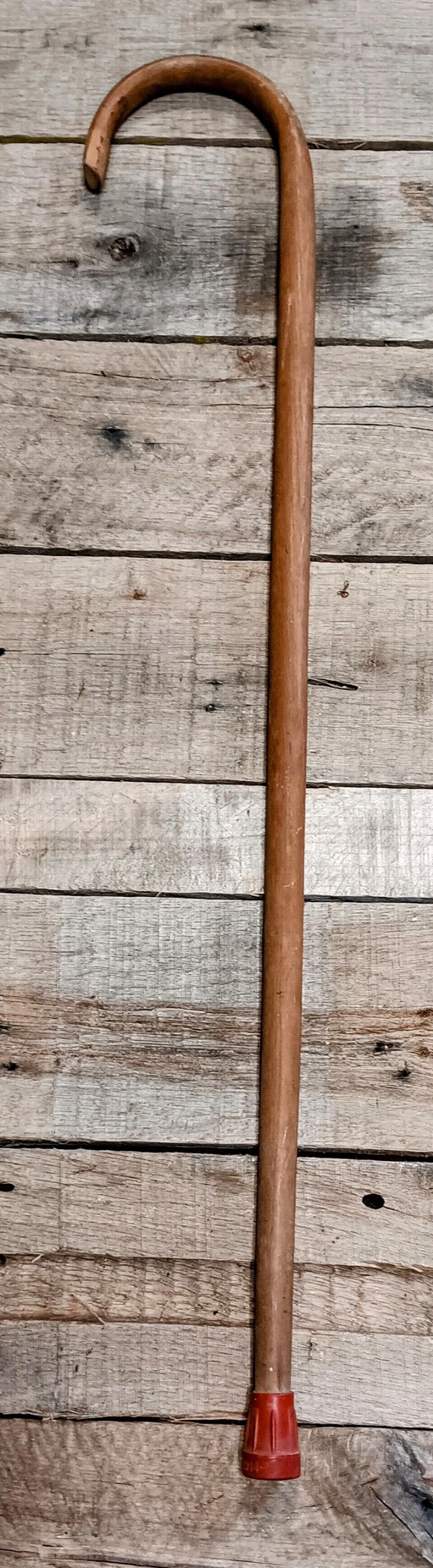 Vintage 36 Inch Wooden Shepard Hook Walking Stick Cane - Etsy