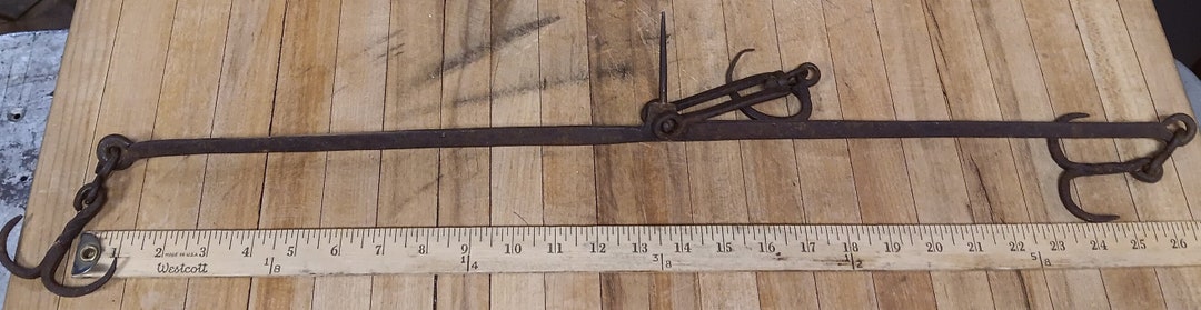 Vintage Cast Iron Hanging Farm Scale - Etsy