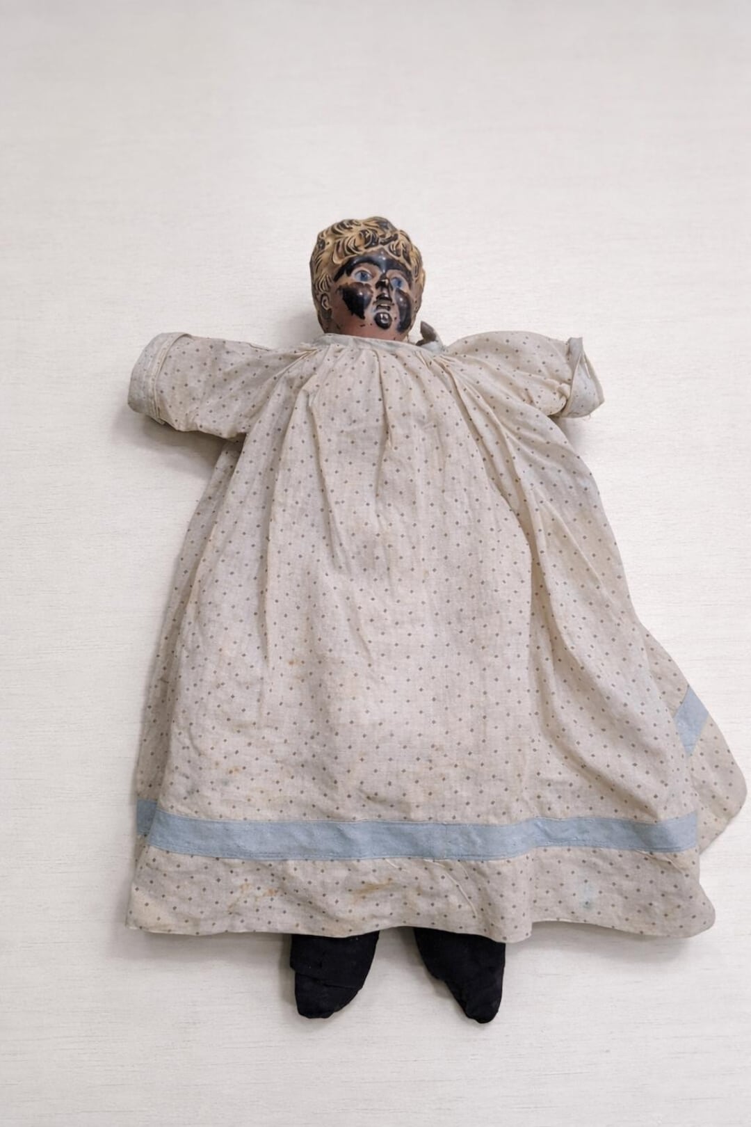 Antique German Minerva Tin Metal Doll With Cloth Body - Etsy