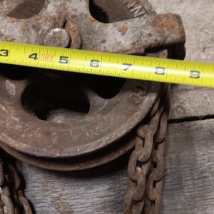 Vintage James H Channon MFG Cast Iron Double Differential and Single ...