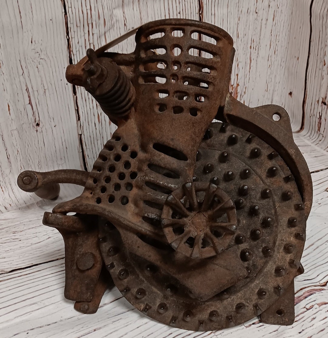 Vintage Cast Iron Hand Cranked Corn Sheller and Grinder - Etsy
