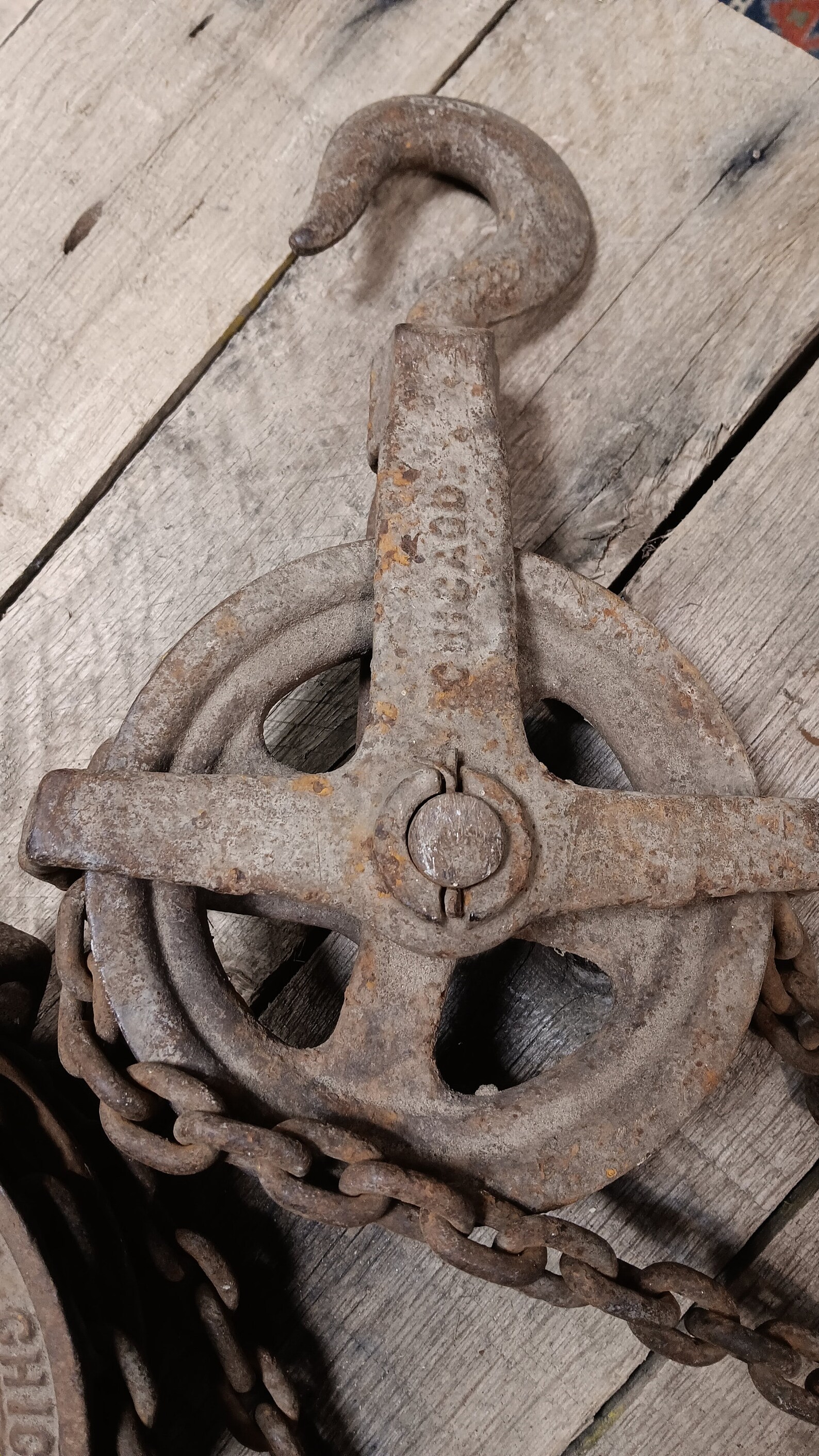 Vintage James H Channon MFG Cast Iron Double Differential and Single ...
