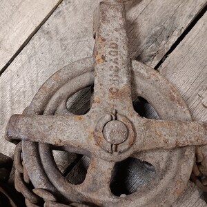 Vintage James H Channon MFG Cast Iron Double Differential and Single ...