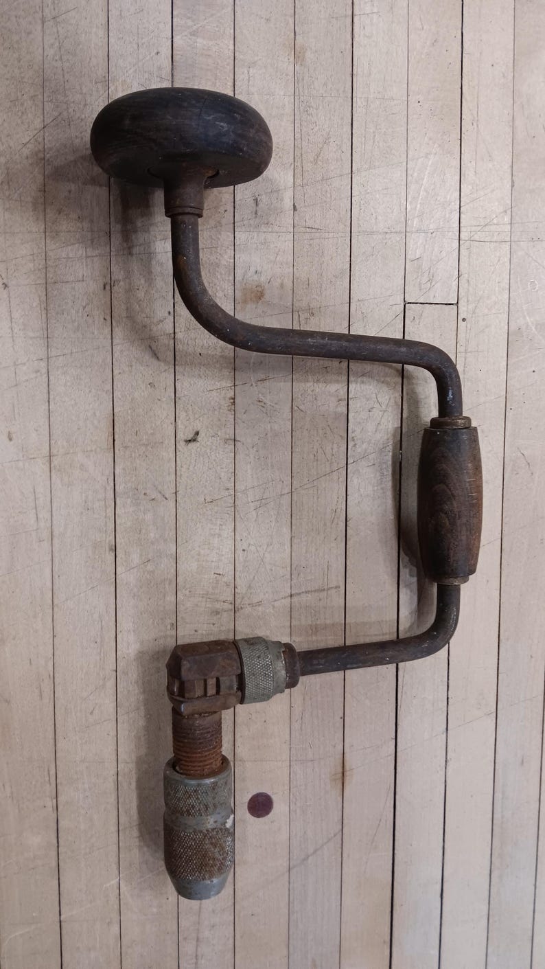004 Vintage Yankee Hand Crank Hand Drill - Etsy