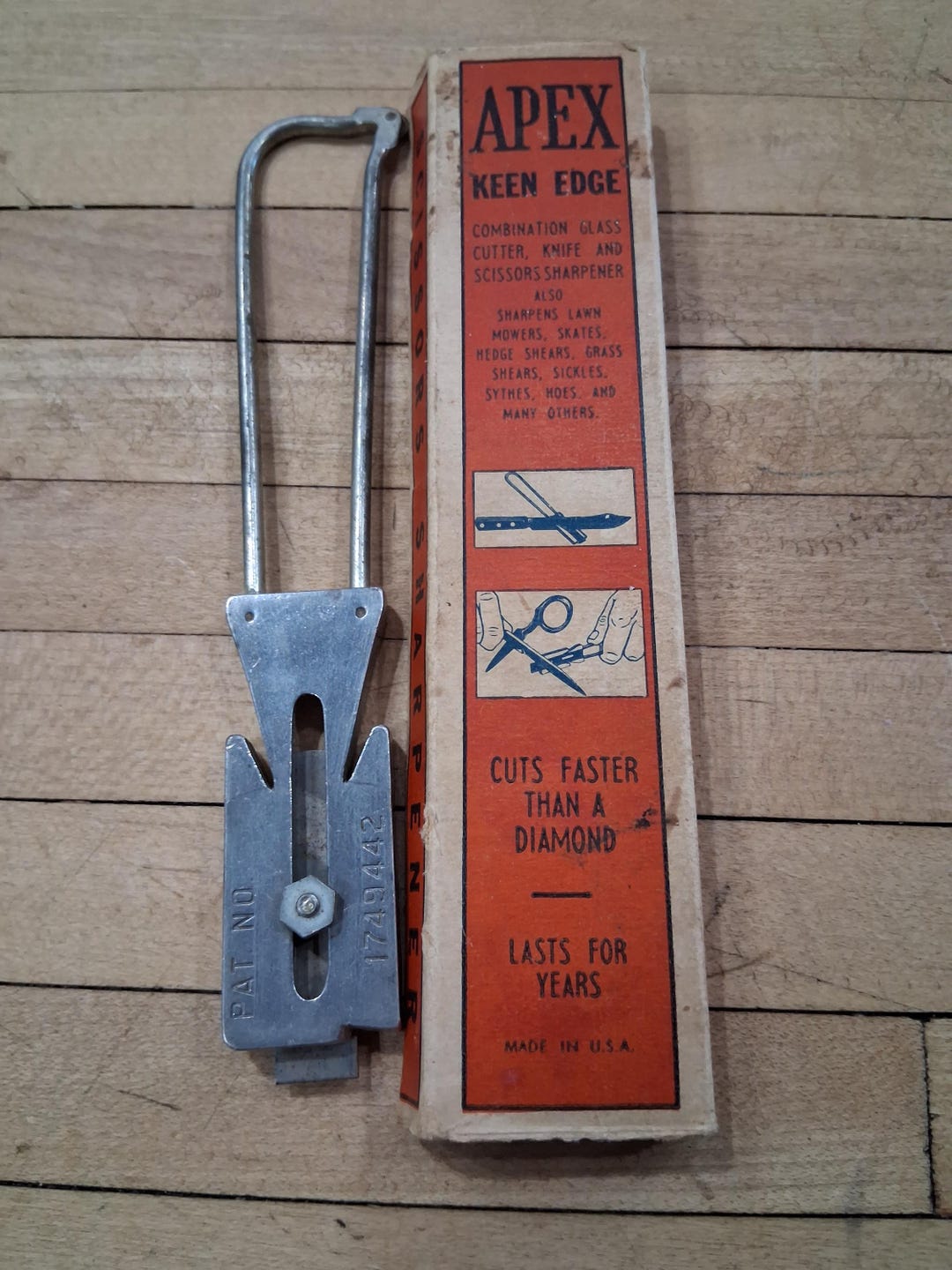 Apex Keen Edge Combination Knife and Scissors Sharpener - Etsy