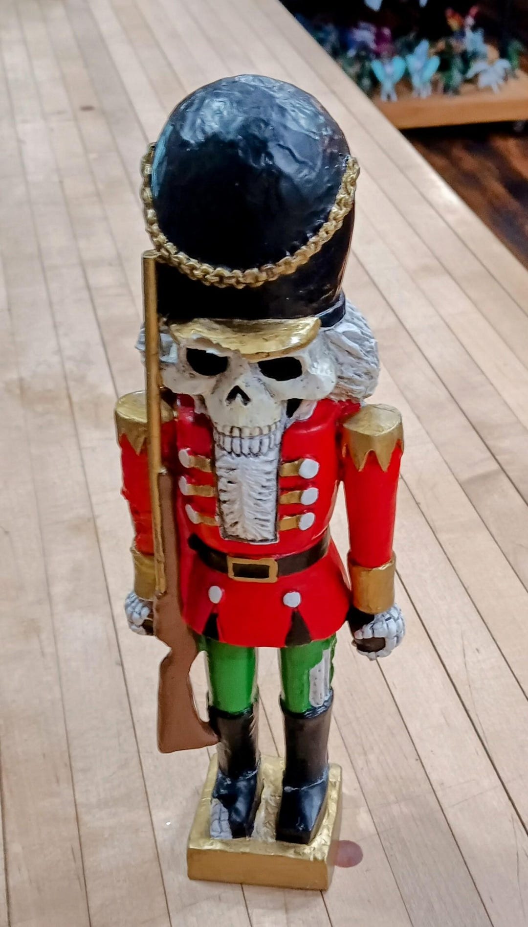 11 Inch Collectible Skelecracker Skeleton Nutcracker Horror Resin ...