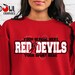 Red Devils Shirt, Red Devil T-shirt, Devil, T-shirt, Sweatshirt, Hoodie ...