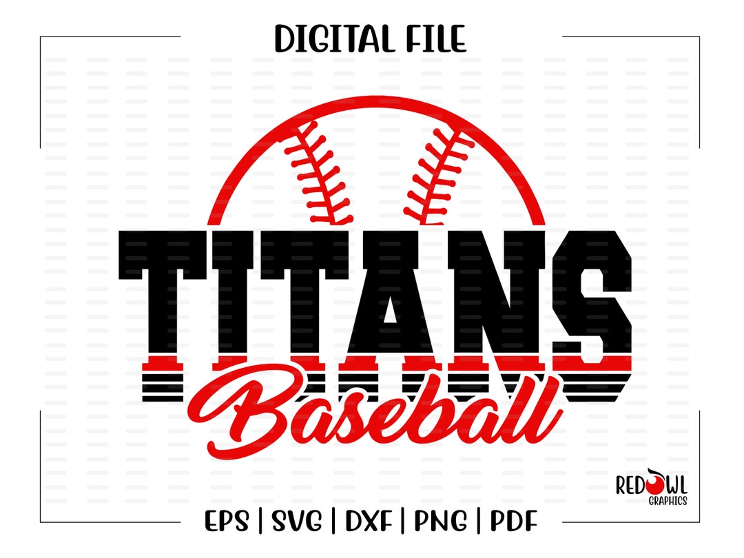 Baseball Svg, Titan Baseball Svg, Titan, Titans, Baseball, Svg, Dxf ...