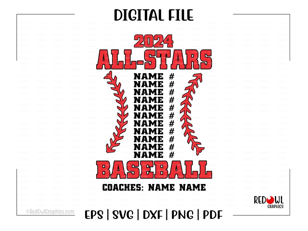 Baseball Svg, Baseball Team Roster, Roster, Baseball Roster, Custom ...