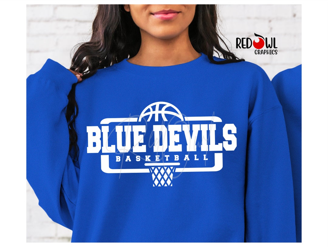 Basketball Shirt, Blue Devil Shirt, Blue Devil, Basketball, T-shirt ...
