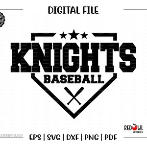 Baseball Svg, Knight Baseball Svg, Knight, Knights, Baseball, Svg, Dxf ...