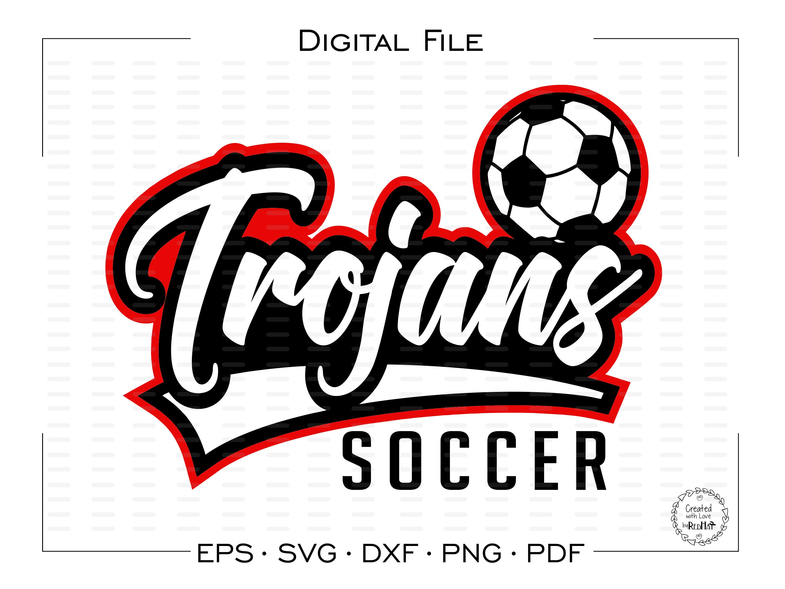 Soccer Svg, Trojan Soccer Svg, Trojan, Trojans, Soccer, Svg, Dxf, Eps ...