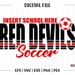 Soccer Svg, Red Devil Soccer Svg,red, Devil, Devils, Soccer, Svg, Dxf ...