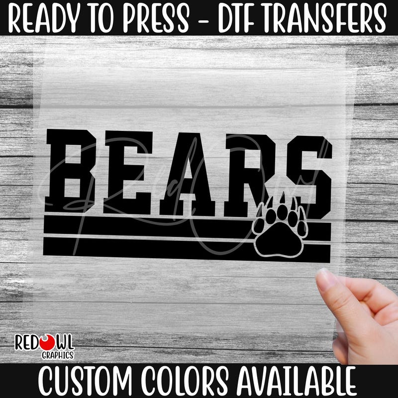 Bears Dtf Transfer - Etsy