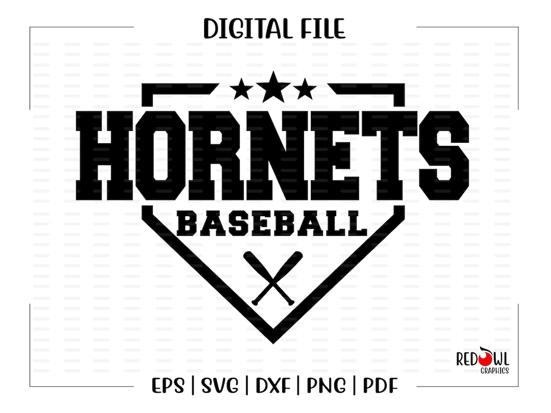 Baseball Svg, Hornet Baseball Svg, Hornet, Hornets, Baseball, Svg, Dxf ...