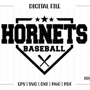 Baseball Svg, Hornet Baseball Svg, Hornet, Hornets, Baseball, Svg, Dxf ...