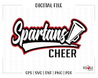 Spartan Cheer Spartans Cheerleading with Optional Base Made in USA ...