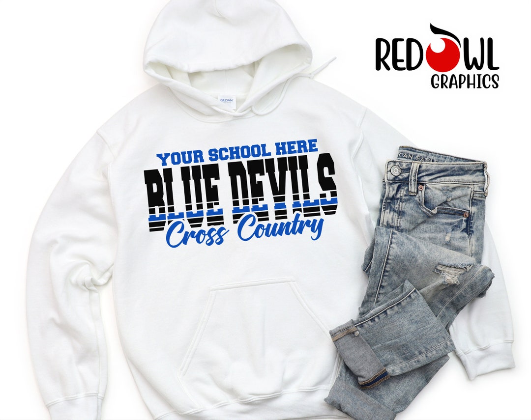 Cross Country Shirt, Blue Devil, Blue Devils Cross Country, Cross ...