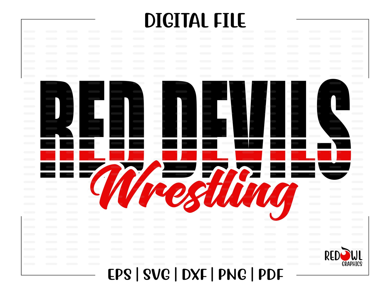 Wrestling Svg, Red Devil Svg, Red Devil, Devil, Red Devil Wrestling ...