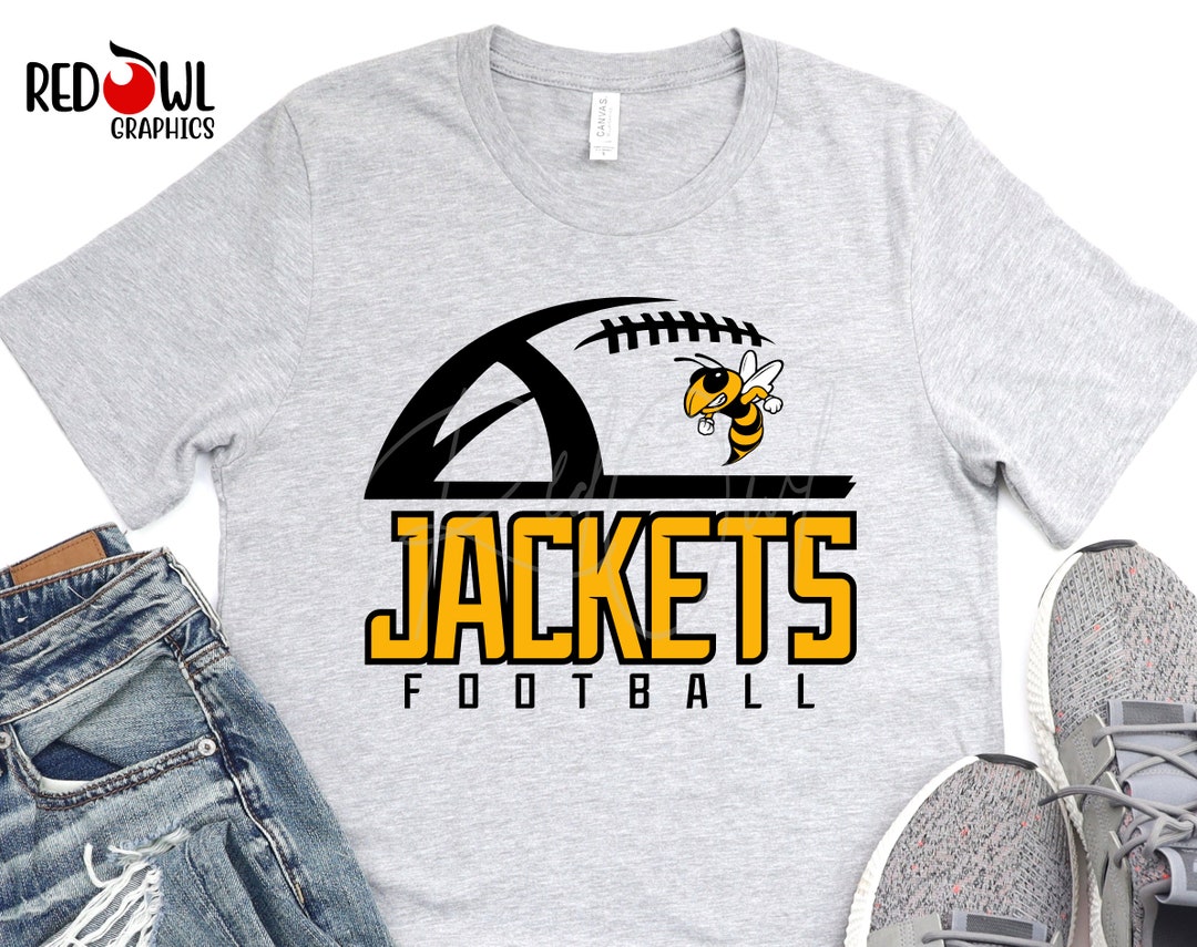 Jackets Football Shirt, Jackets Shirt, Jacket, Yellow Jacket, Football ...