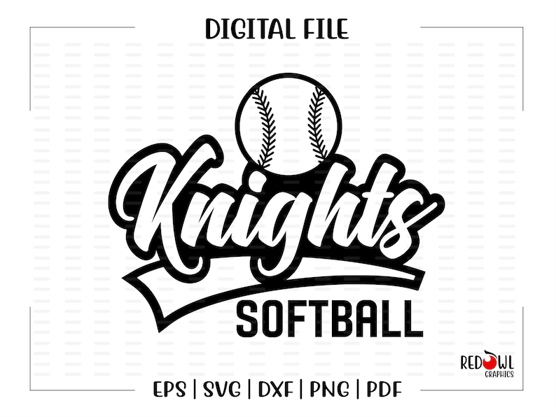 Softball Svg Knight Softball Svg Knights Knight Softball Etsy