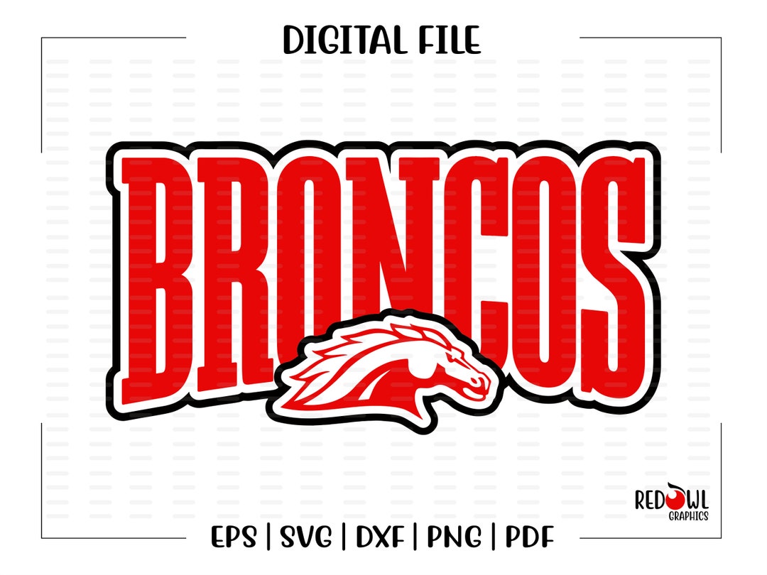 Bronco Svg, Broncos Svg, Bronco, Broncos, Clipart, Design, Mascot, Svg ...