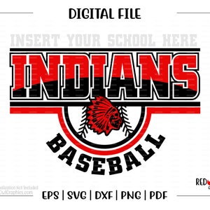 Baseball svg, Indianer Baseball svg, Indisch, Indianer, Baseball, svg ...