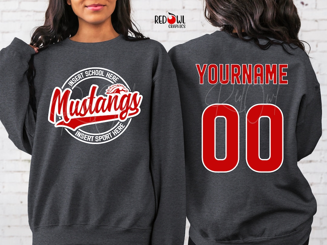 Personalized Mustang, Mustangs, T-shirt, Customized, T-shirt, T-shirt ...