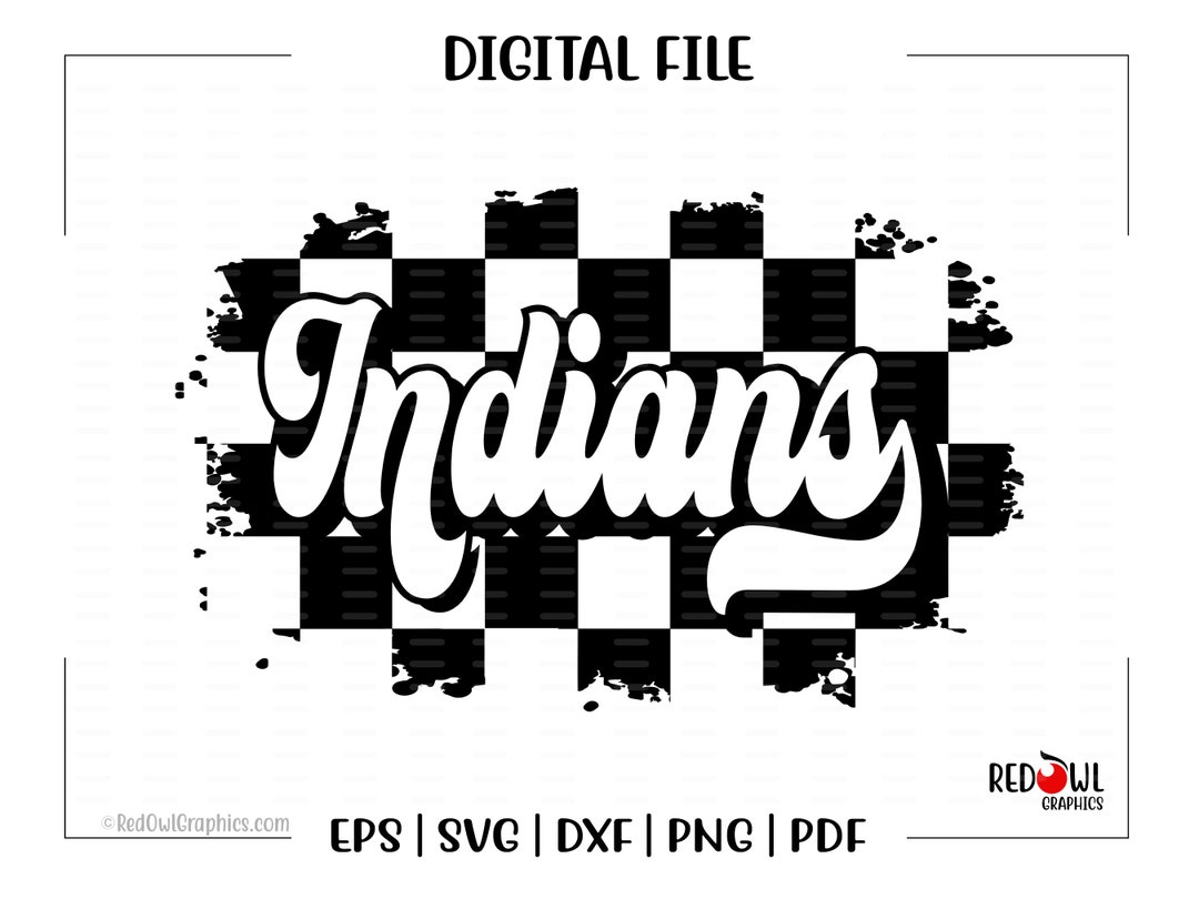 Indian Svg, Indians Svg, Indian, Retro, Checker Board, Checker, Retro ...