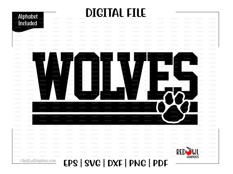 Wolves Svg, Wolves, Wolf, Mascot, School, Svg, Dxf, Eps, Png, Pdf ...
