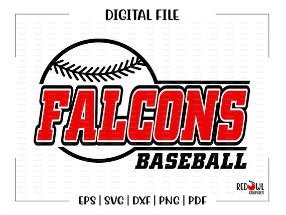 Baseball Svg Falcon Baseball Svg Falcon Falcons Baseball - Etsy