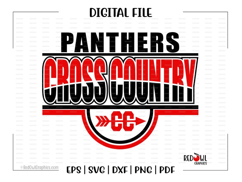 Cross Country Svg Panther Panthers Cross Country Indian - Etsy