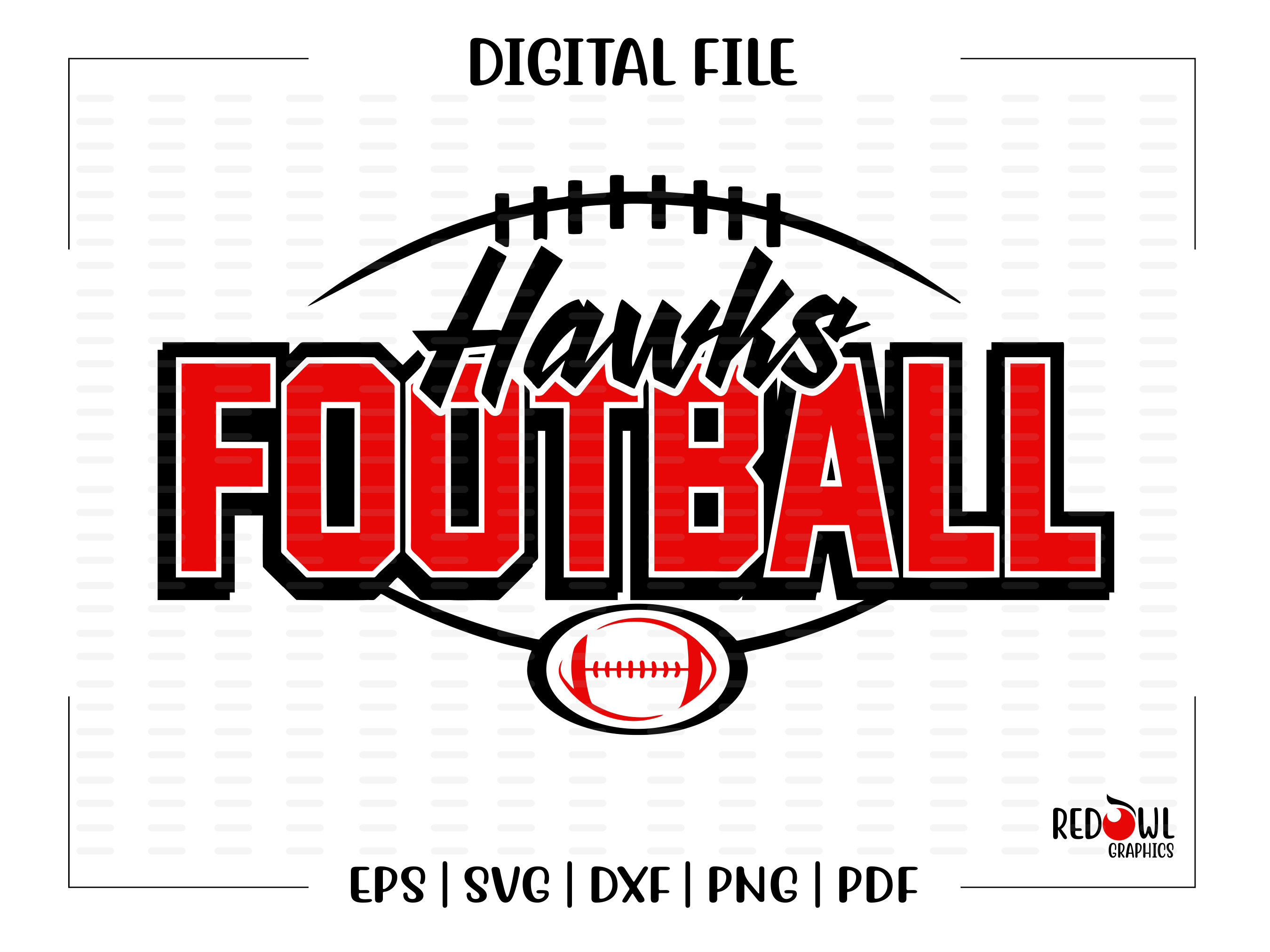 Football Svg Hawk Football Hawk Hawks Football Svg Dxf | Etsy