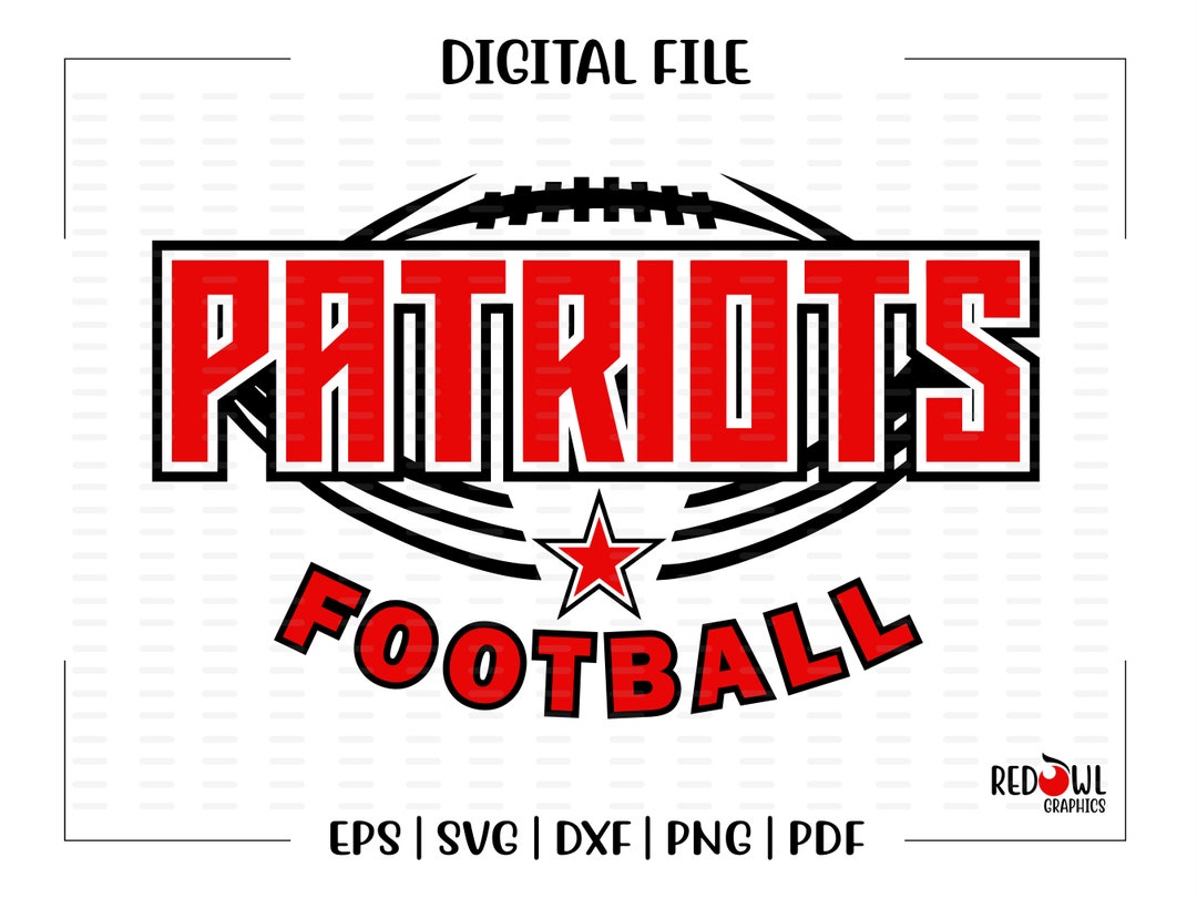 Football Svg, Patriot Football Svg, Patriot, Patriots, Football, Svg ...